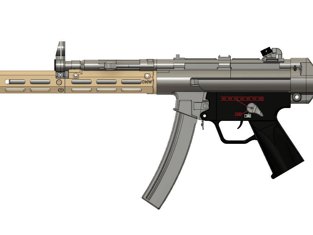 Stl File Mp5 Airsoft Octa Handguard đ«ă»3d Printer Model To Downloadă»cults